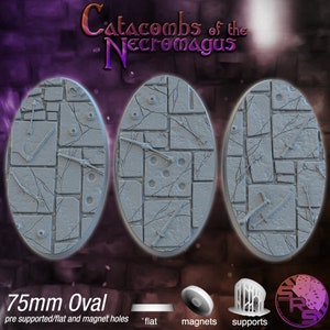 Catacombs of the Necromagus : Where Legends Stand - Resin Bases - Etsy