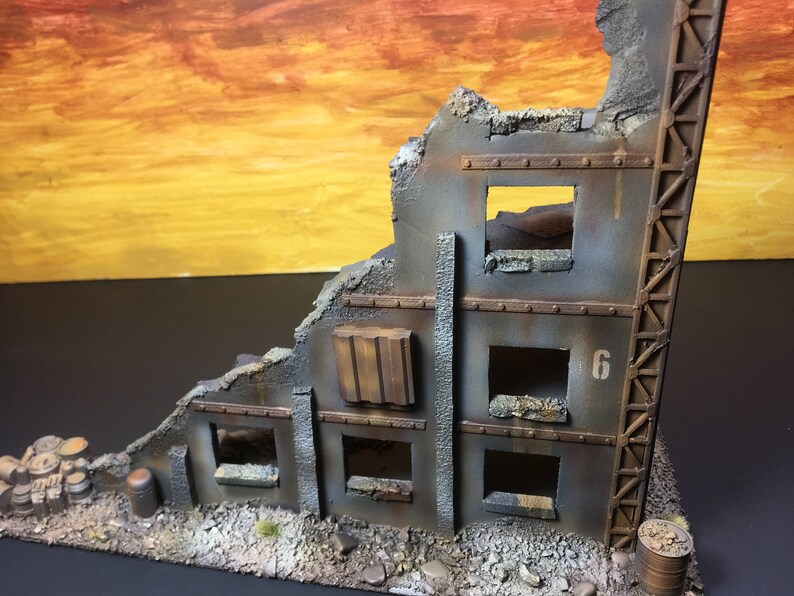 Multi Story Building : 28mm Wargame Terrain & Scenery | Etsy