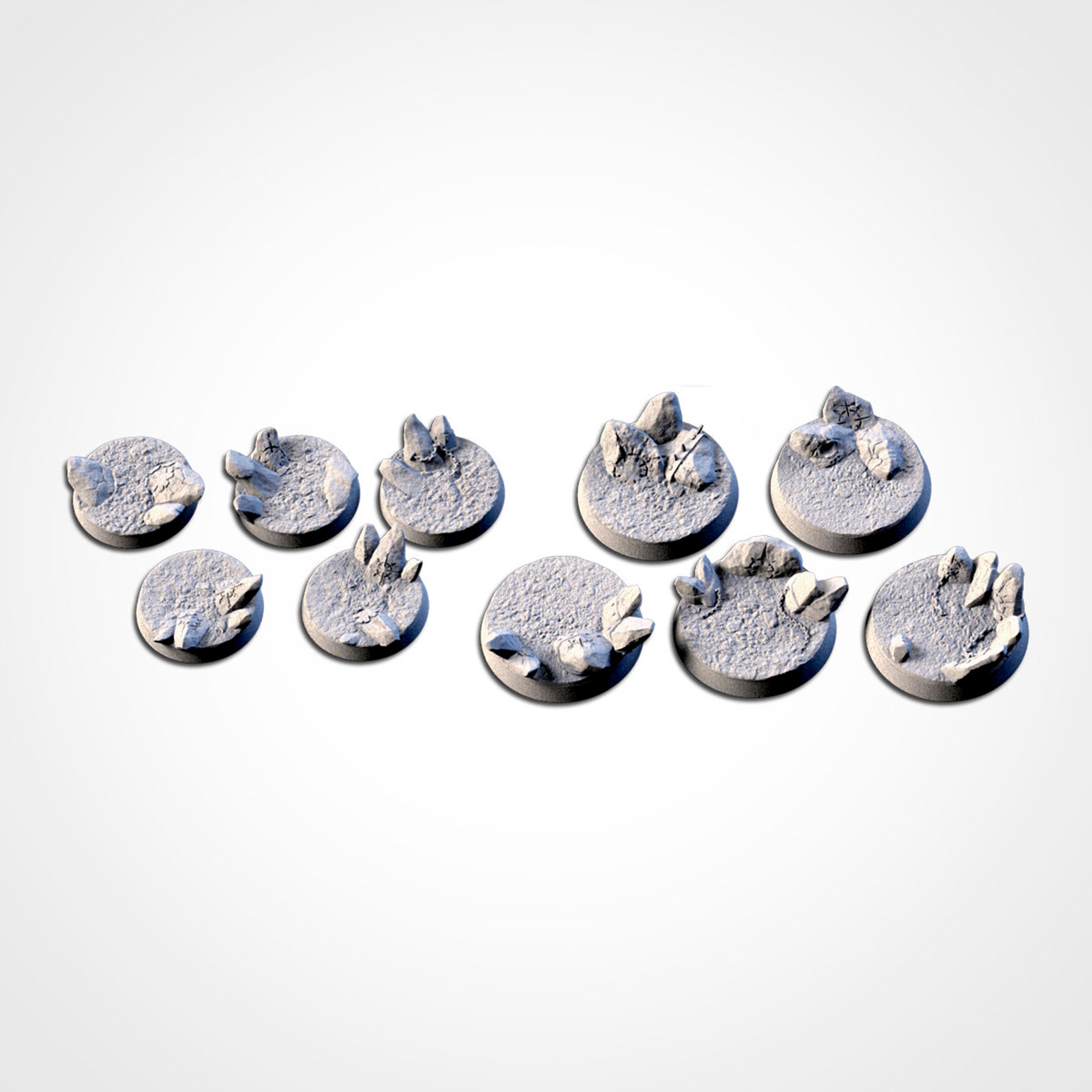 Chaos Hell Themed Bases - Txarli Factory - Resin Bases - Etsy