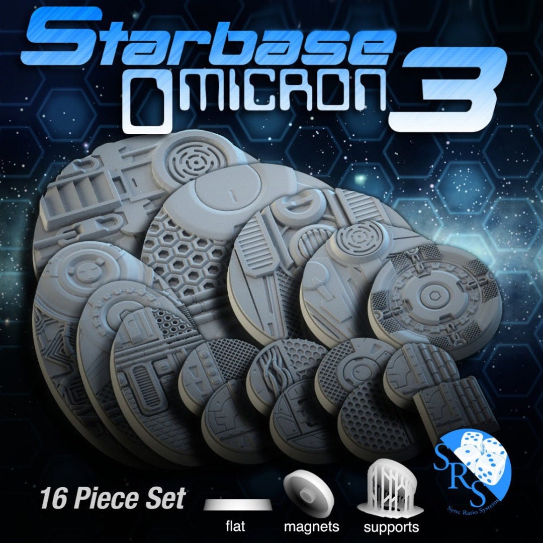 Starbase Omicron 3 : Where Legends Stand - Resin Bases - Etsy