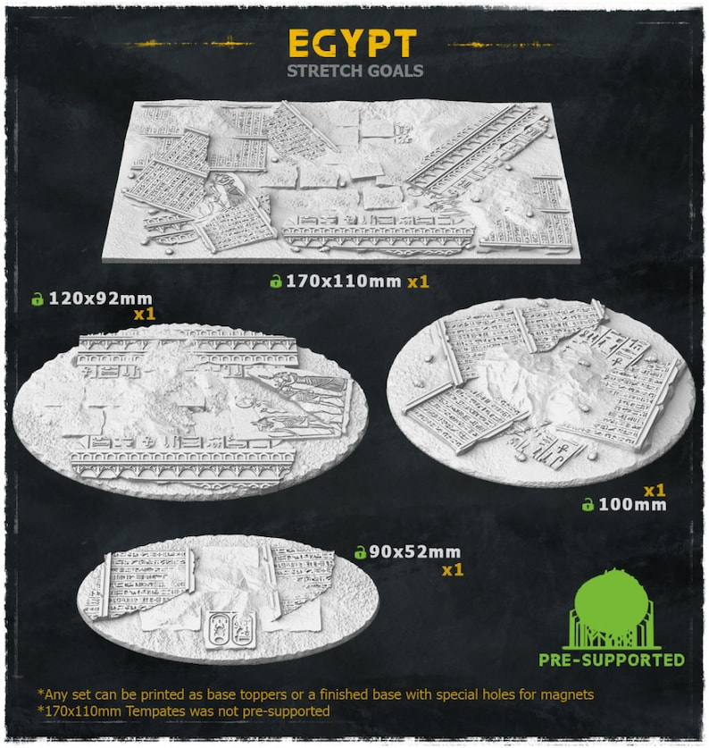 Egypt - Wargames Bases and Toppers - Miniature Bases - Etsy