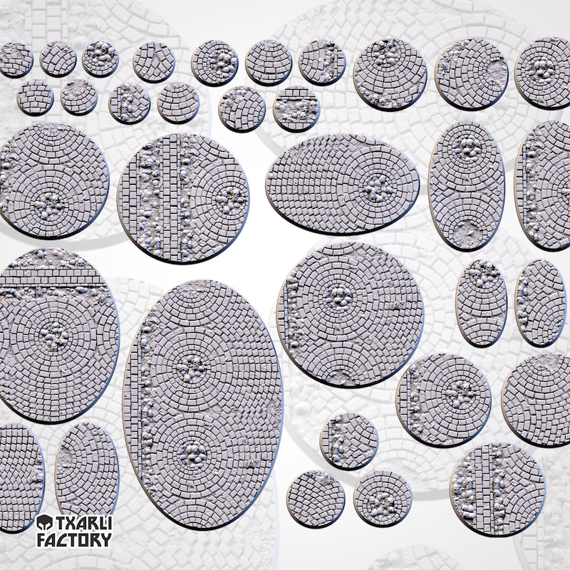 Miniature Cobblestone Bases - Etsy