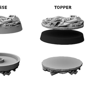 Scrap Metal - Wargames Bases and Toppers - Miniature Bases - Etsy