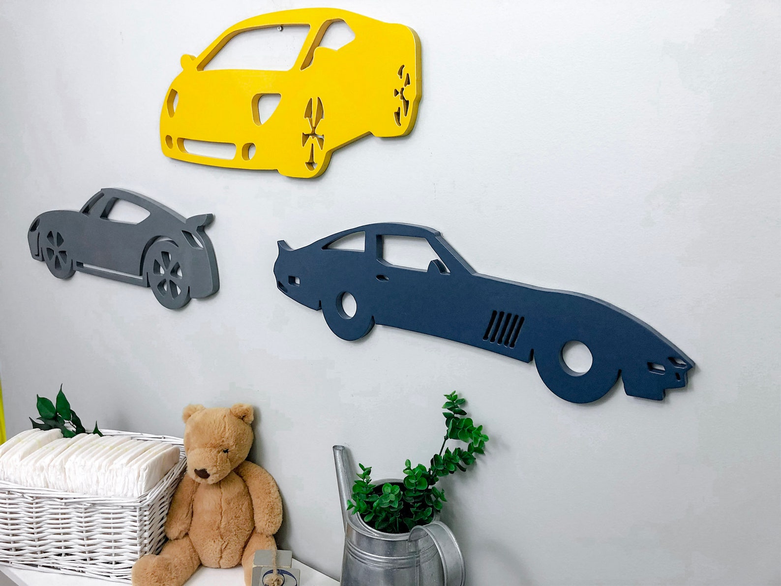 Handmade Wood Sports Car Cut Out Race Car Wall Decorations - Etsy