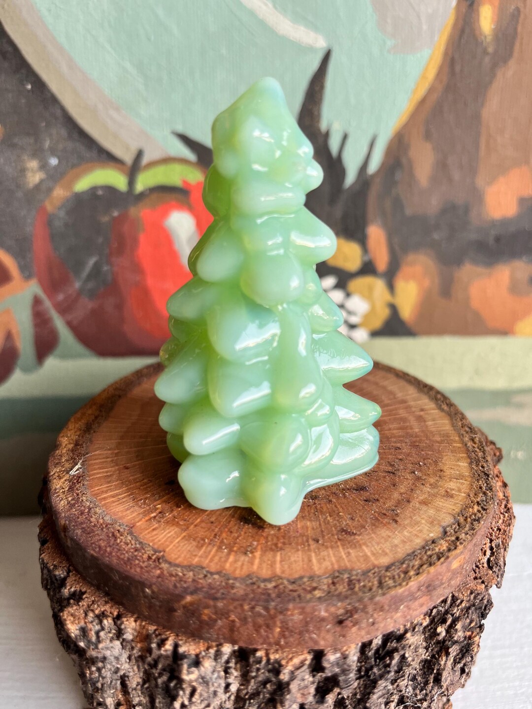 Jadeite Tree, Jade Tree, Green Glass Tree, Small Glass Tree - Etsy
