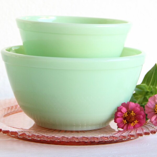 Jadeite Mixing Bowl - Etsy