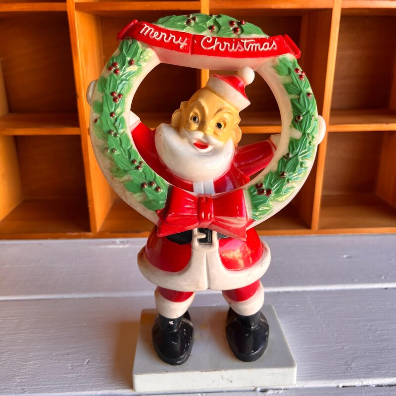 Plastic Santa - Etsy