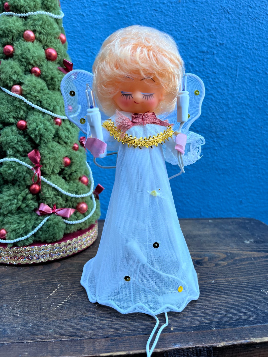 Vintage Angel Tree Top Vintage Tree Topper Vintage Angel - Etsy