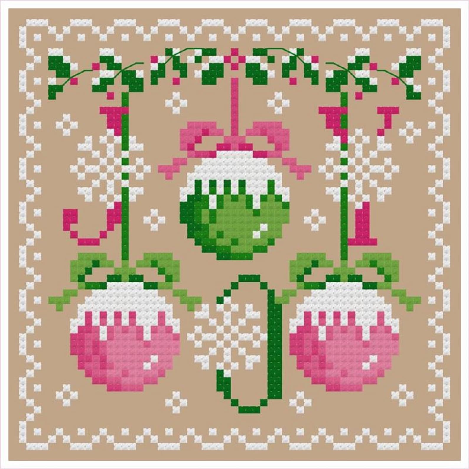 Holiday Cheer Counted Cross Stitch Patterns Series #7-12 From Sugar ...