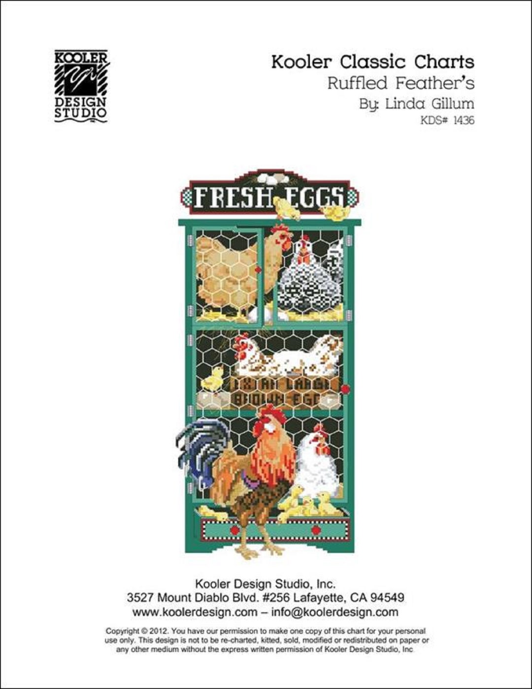 Ruffled Feathers Counted Cross Stitch Pattern Designed by Linda Gillum ...