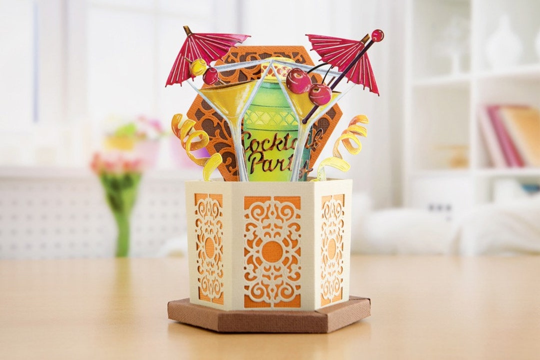 Cocktail Time Die Set by Stephanie Weightman | Tattered Lace Dies | Die ...
