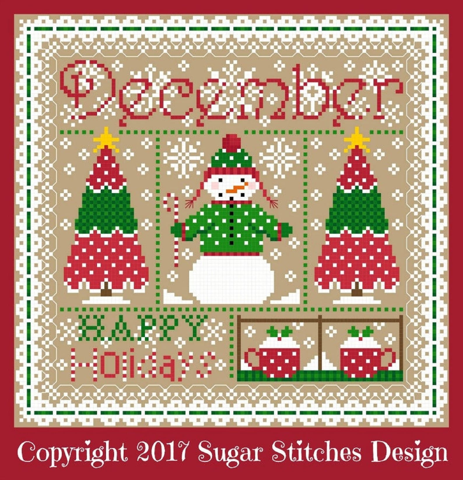 Choice of Sugar Stitches Cross Stitch Designs: Monthly Samplers ...