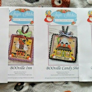 Booville Series Counted Cross Stitch Patterns Charts #1-6 Designed ...