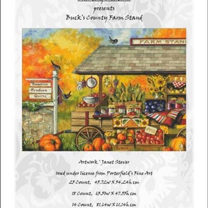 Charting Creations Counted Cross Stitch Chart: Buck's Country Farm ...