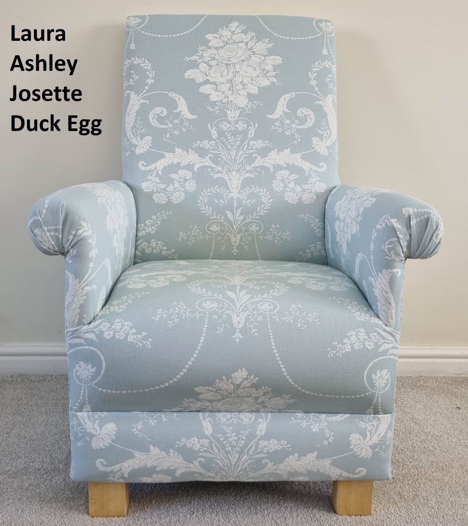 Laura Ashley Josette Fabric Adult Chairs Armchairs Accent Statement ...
