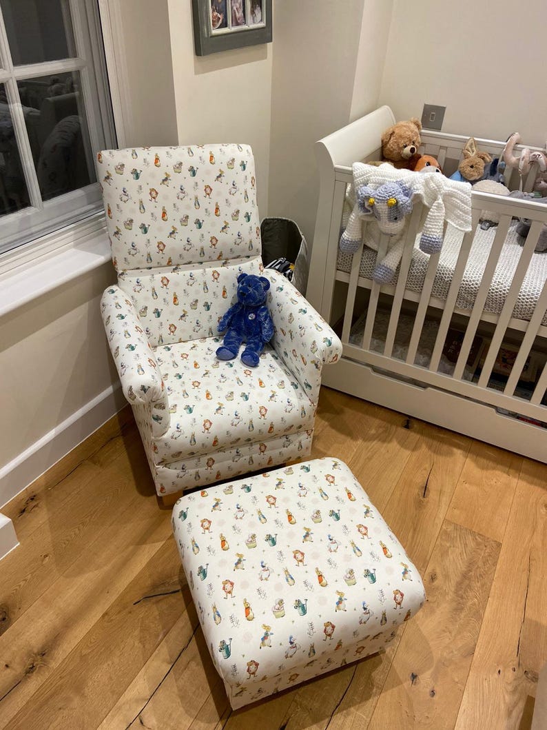 Gingham Fabric Armchairs Adult Chairs Blue Pink Red Checked Check ...