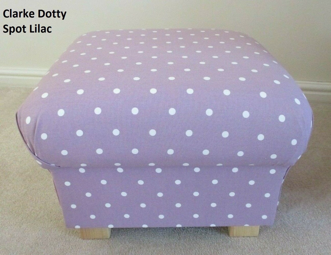 Fryetts Stag Head Grey Fabric Footstool Nursery Lounge Bedroom | Etsy