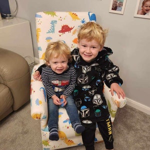 Beatrix Potter Peter Rabbit & Friends Fabric Children's Chair Blue ...