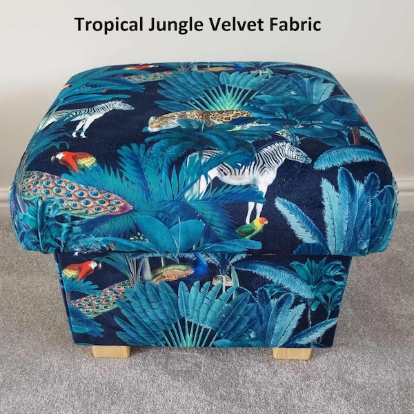 Fluffy White Footstool - Etsy