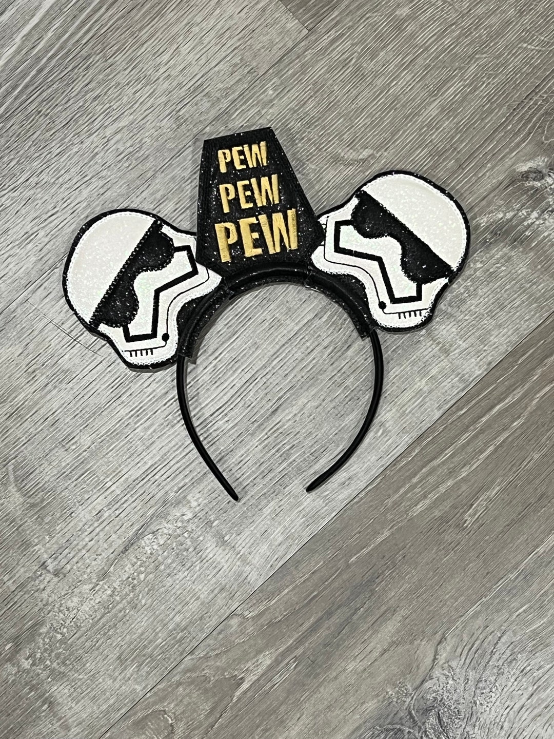 Mickey Ears/stormtrooper Inspired/disney Inspired Mouse Ear/embroidery ...