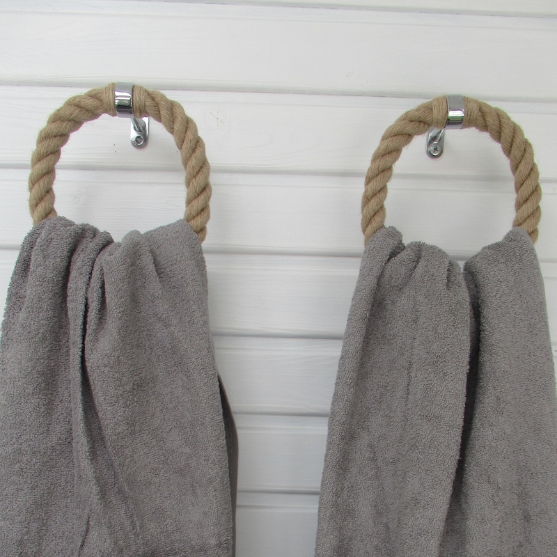 Rope Towel Ring - Etsy