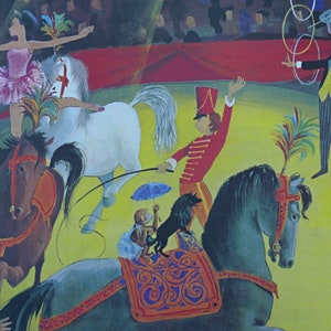 Vintage Poster, Circus and Child Bedroom, French School Poster, Circus ...