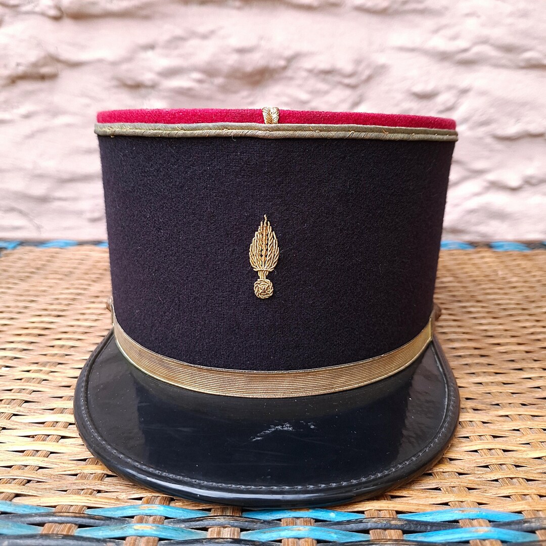 Vintage Kepi, French Military Hat, Gendarmes, Kepi Hat, Military Cap ...