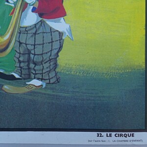 Vintage Poster, Circus and Child Bedroom, French School Poster, Circus ...
