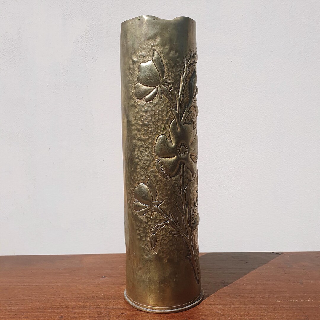 Trench Art, Army, French WW1 Shell, Brass Shell, World War 1, French ...
