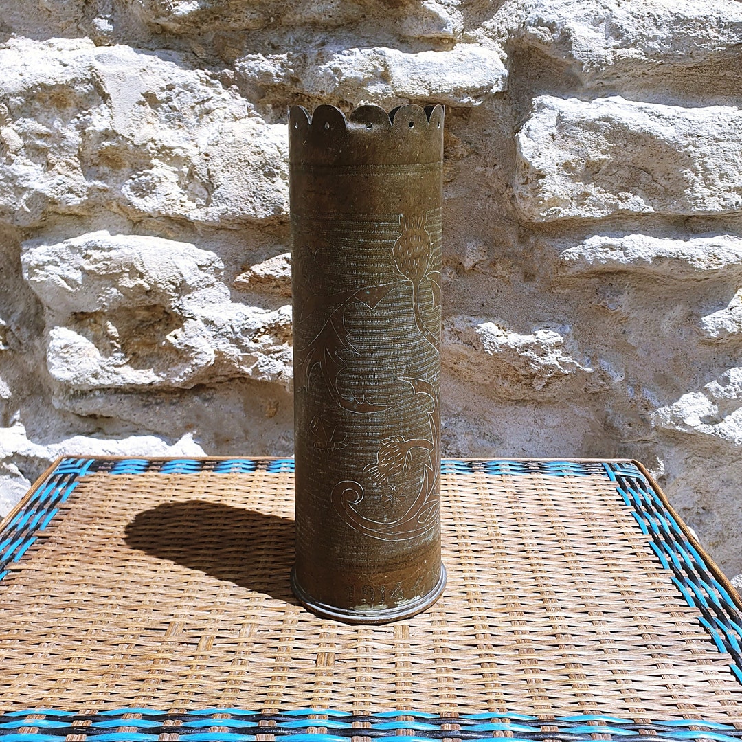 Trench Art, Army, British WW1 Shell, Great War, Brass Shell, World War ...