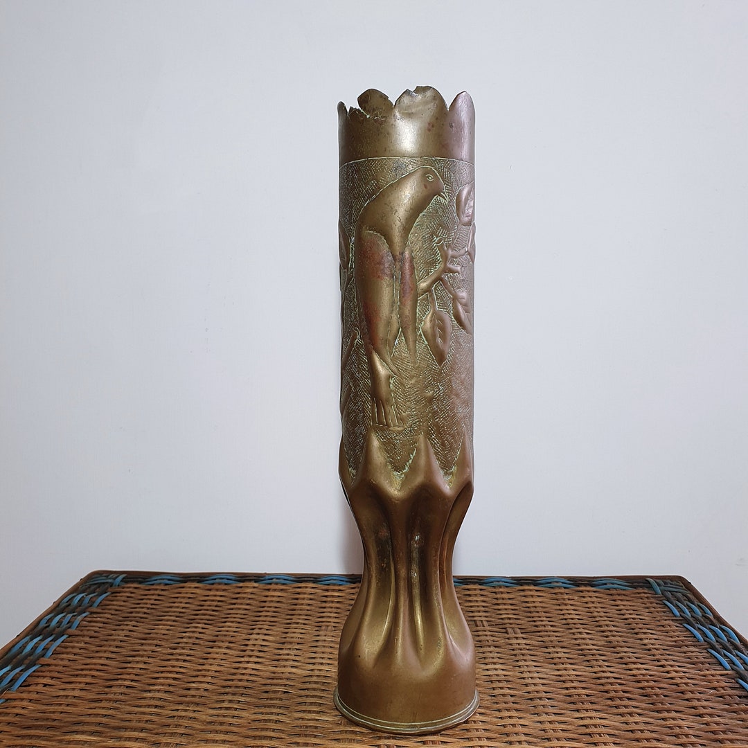 Trench Art, Army, French WW1 Shell, Brass Shell, World War 1, French ...