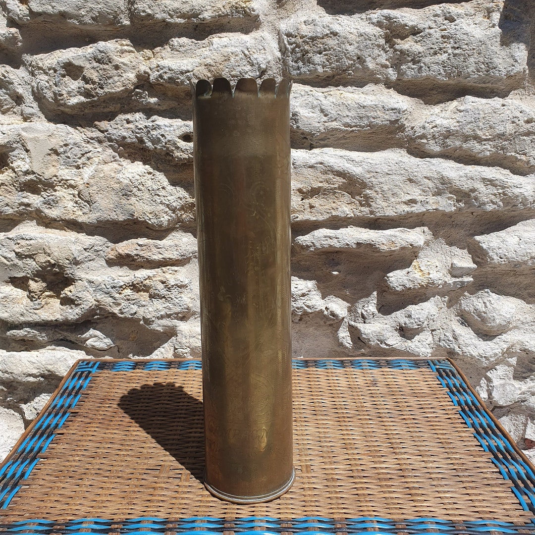 Trench Art, French WW1 Shell, Great War, Brass Shell, World War 1 ...