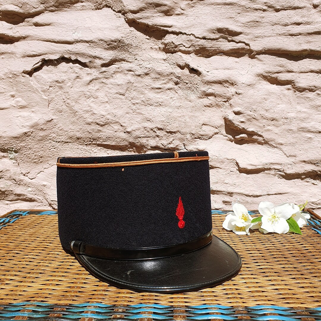 Vintage Kepi, French Military Hat, Foreign Legion, Kepi Hat, Military ...