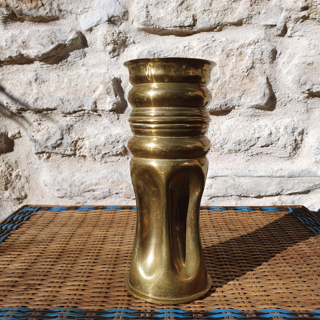 Trench Art, German WW1 Shell, Great War, Brass Shell, World War 1, Man ...