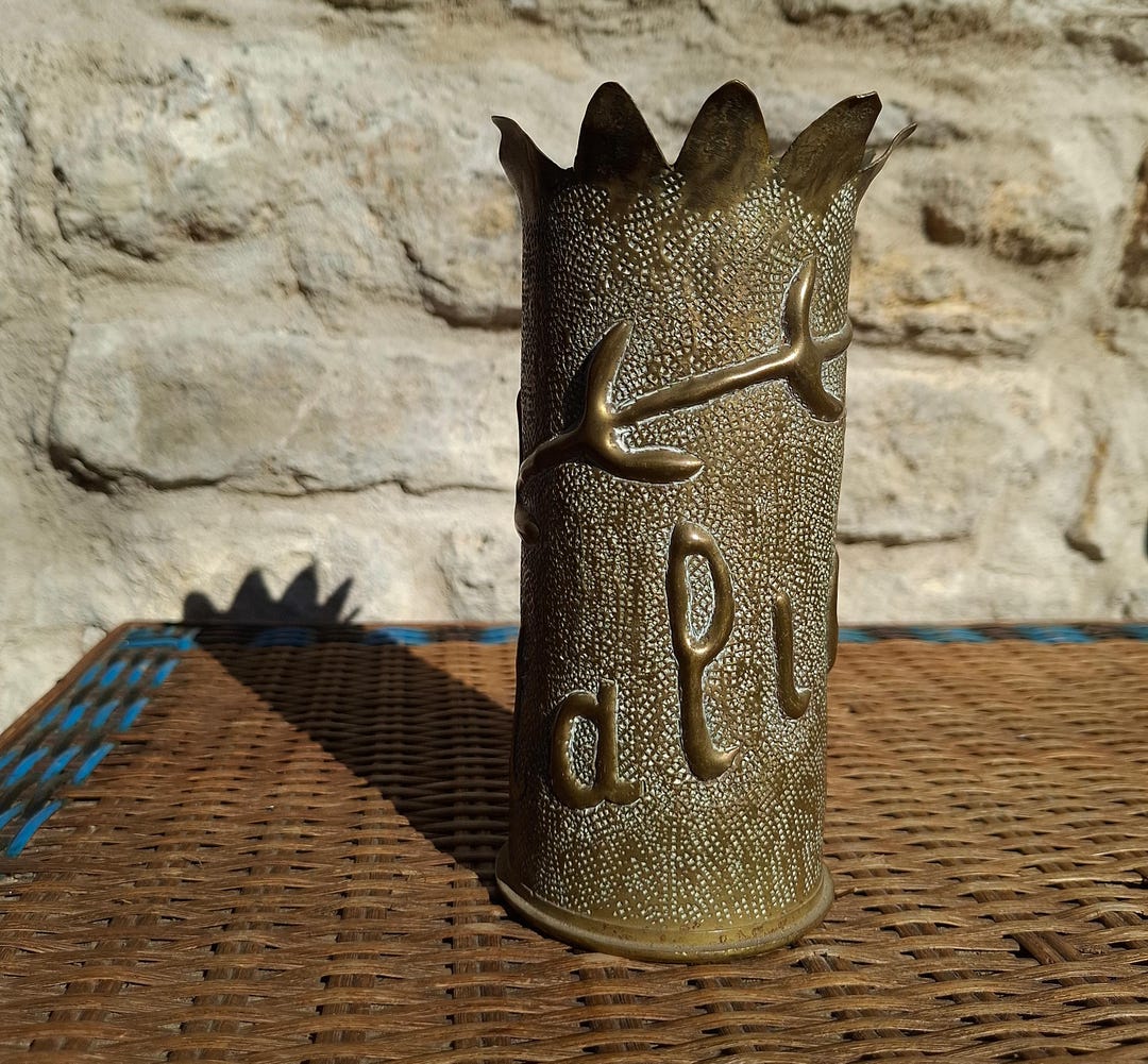 French WW1 Trench Art Shell Casing: Italie Alps Design - Etsy