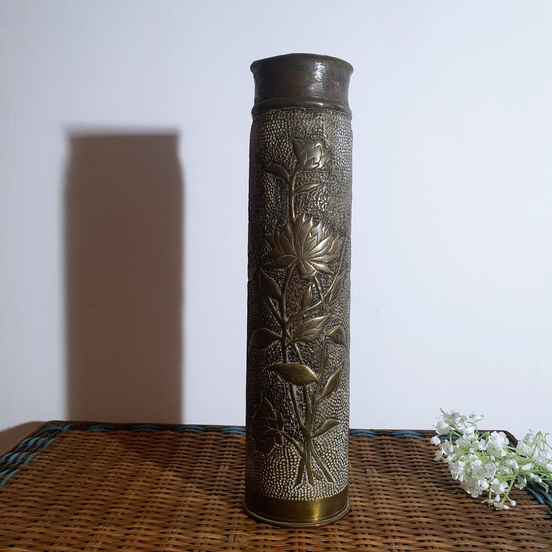 Trench Art, Army, French WW1 Shell, Brass Shell, World War 1, French ...