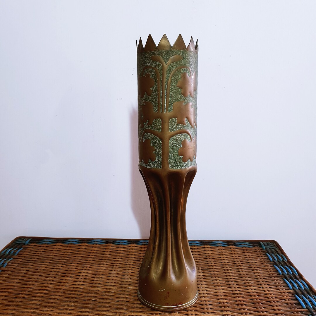 Trench Art, Army, French WW1 Shell, Brass Shell, World War 1, French ...