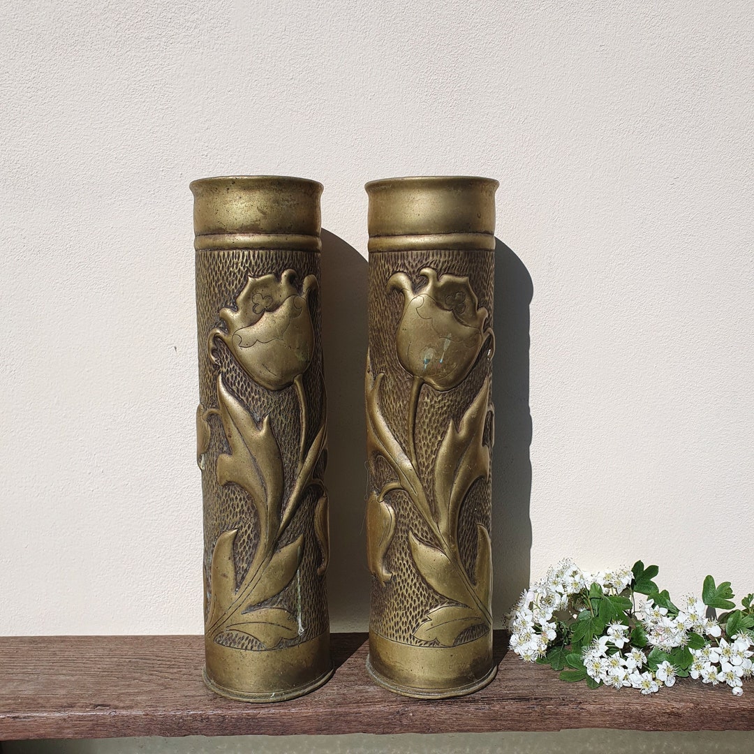 Trench Art, USA Shells, American Shells, French Shells, WW1 Shell ...