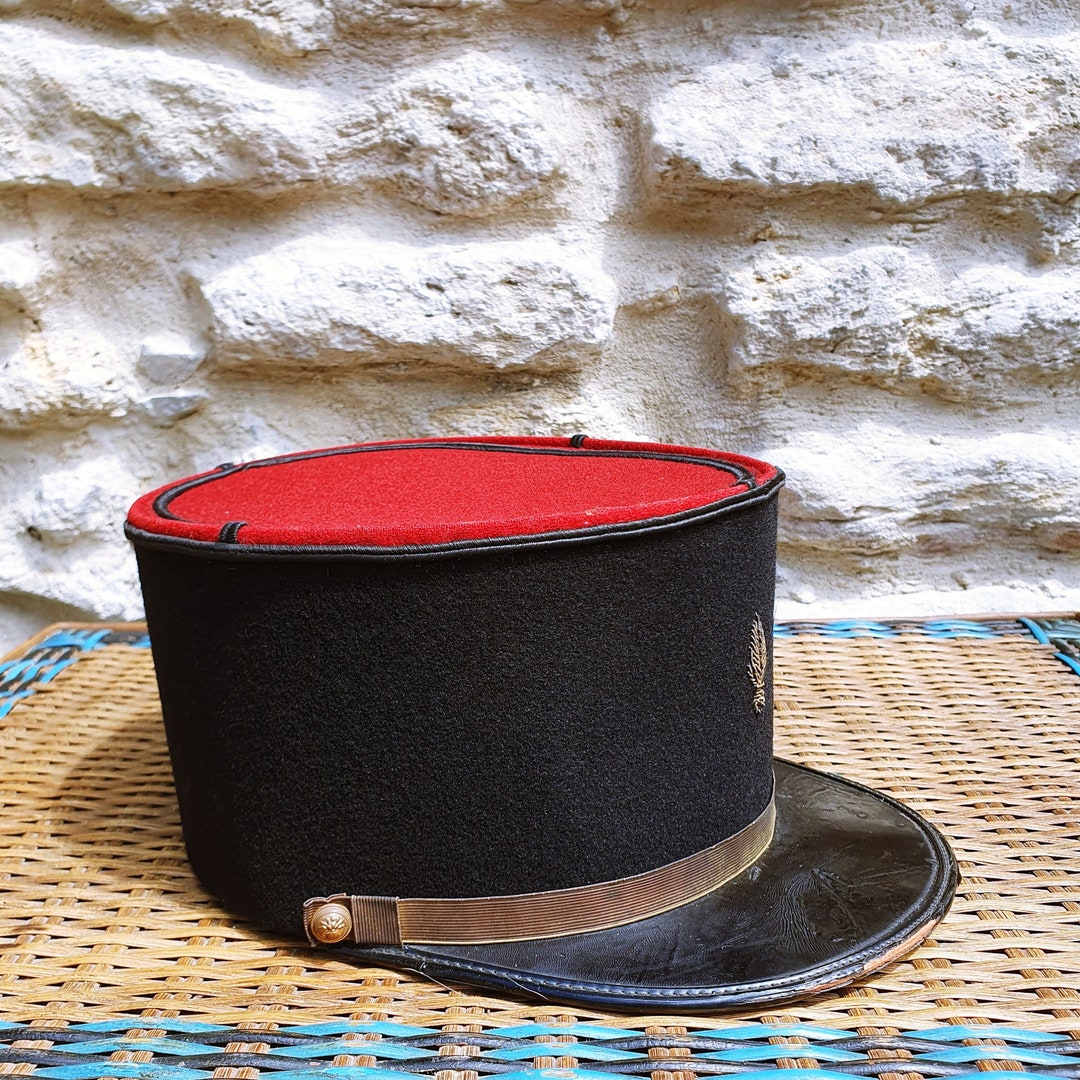 Vintage Kepi, French Military Hat, Kepi French Army Infantry, Kepi Hat ...