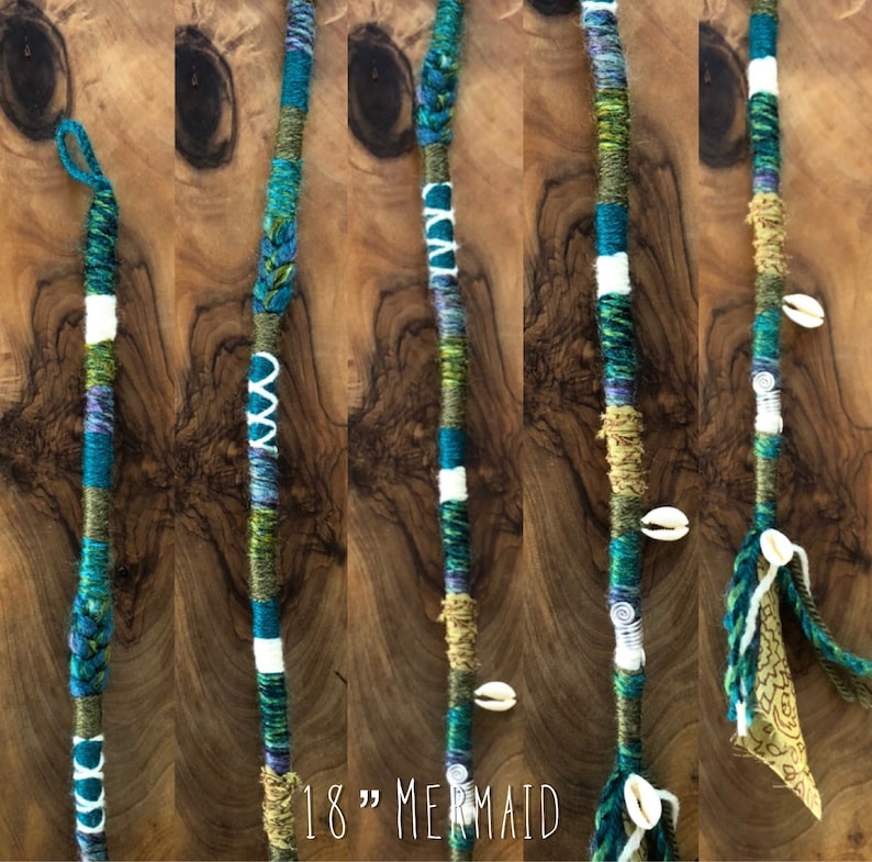 Bohemian Hair Wraps Various Lengths and Colours - Etsy