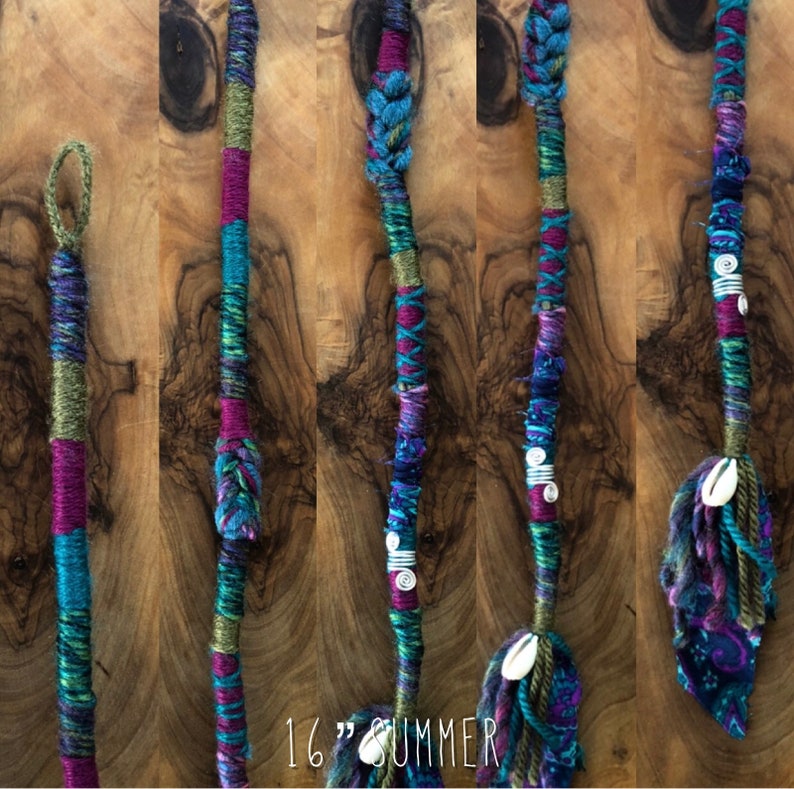 Bohemian Hair Wraps Various Lengths and Colours - Etsy