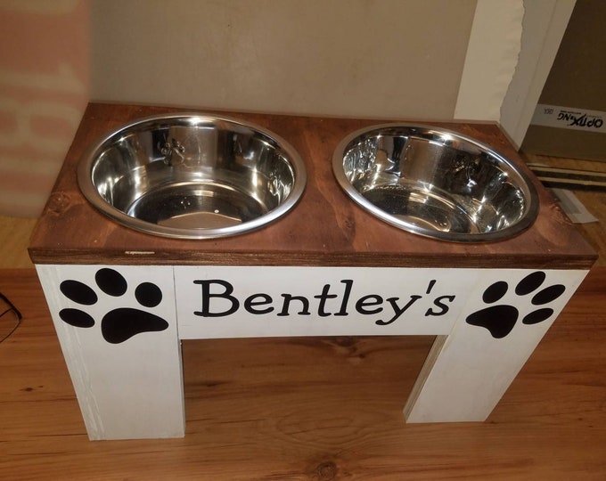 Large Pet Stands ~ Comes With Bowls ~ Big Dogs - Etsy