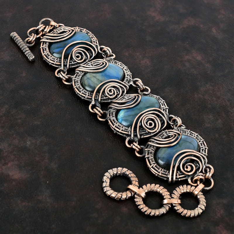 Wire Wrap Bracelet - Etsy