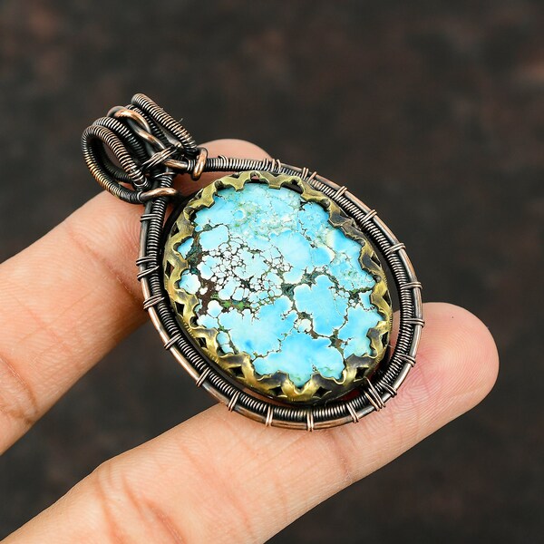 Turquoise and Copper - Etsy