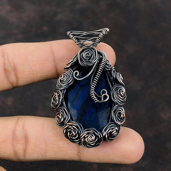 Wrapped Pendant - Etsy