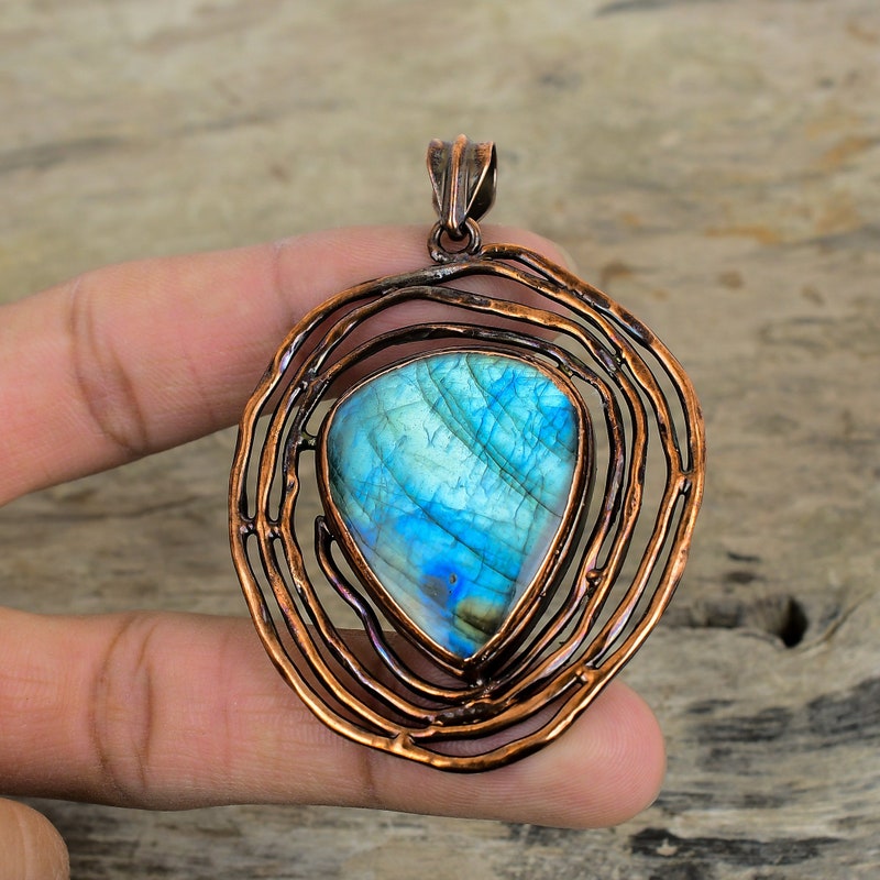 Copper Pendant - Etsy