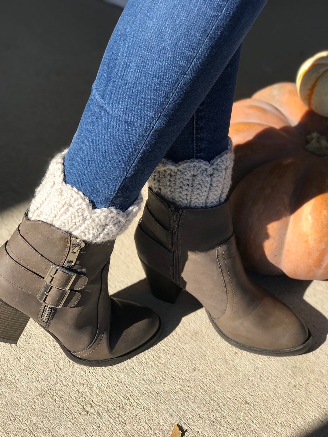 Updated Colors! Crocheted Boot Cuffs—stocking Stuffer - Etsy