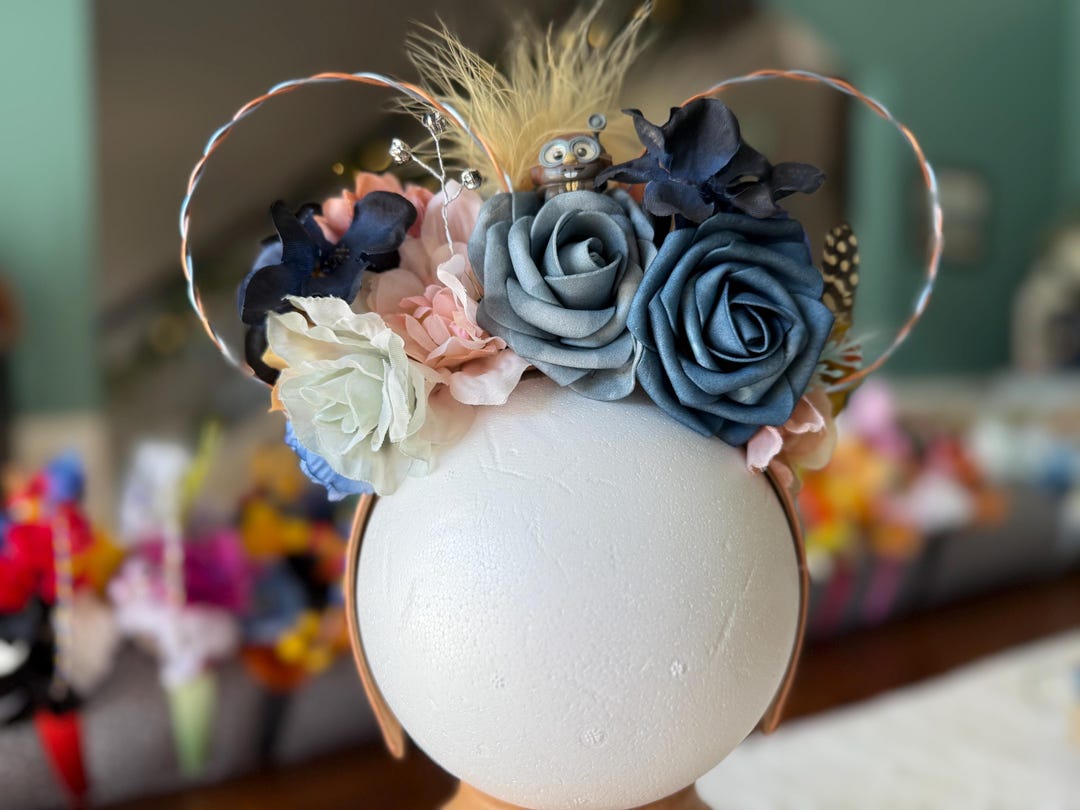 Disney Gaetan Moliere Atlantis Mickey Ears Minnie Ears Wire Floral Ears ...