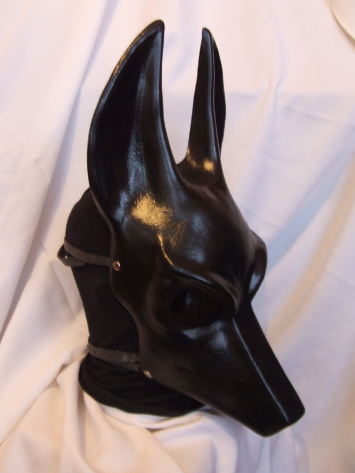 Anubis Black Mask hand Made | Etsy