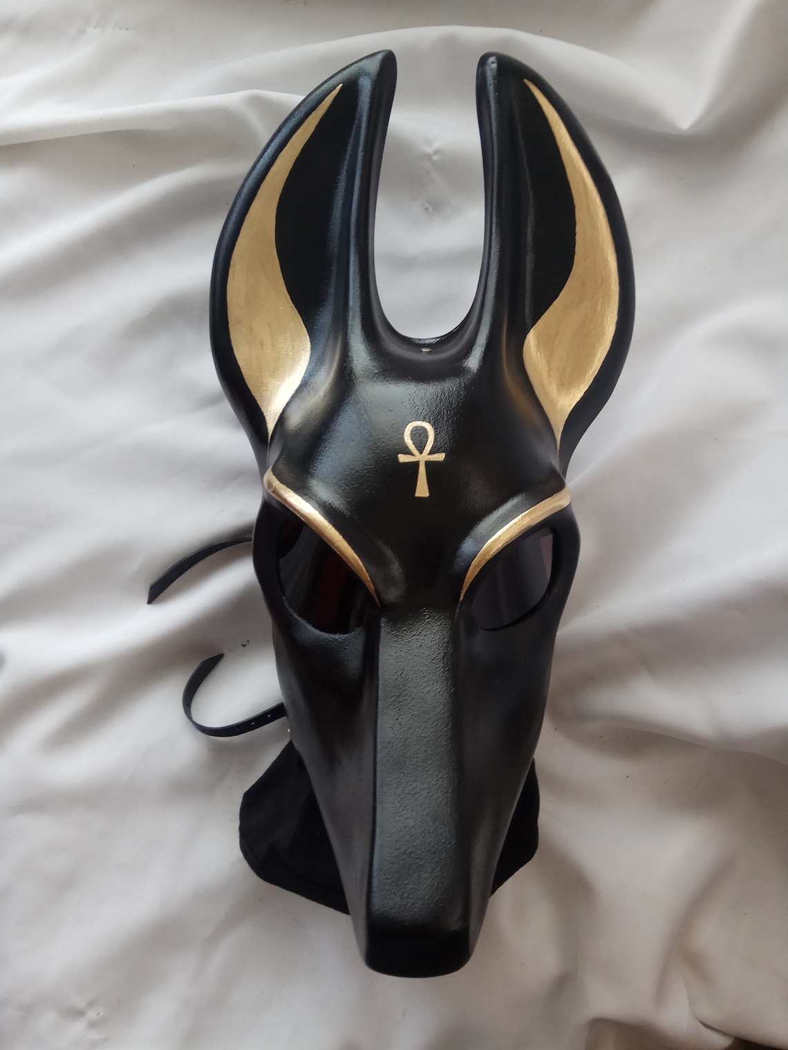 Anubis Black Mask hand Made - Etsy